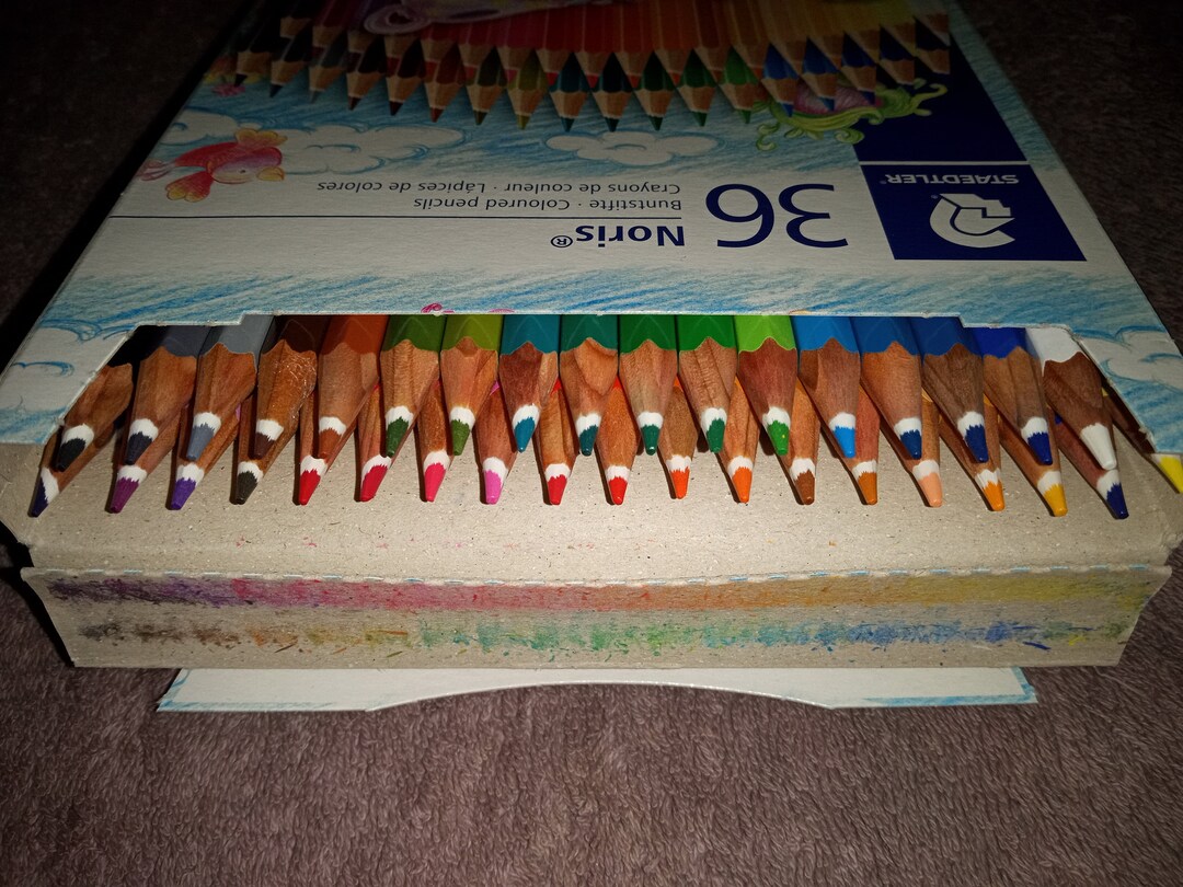 36 Staedtler Noris Colored Pencils, Smooth High Quality German Pencils ...