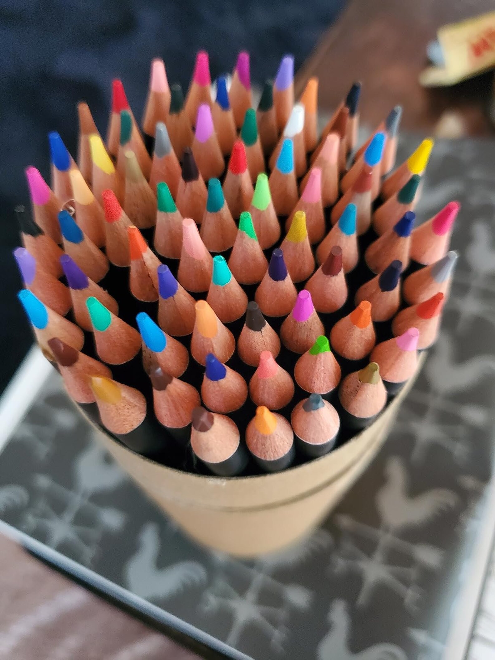 72 Soft Core Colored Pencils Set, Kit; Artist Sketching Drawing Pencils ...