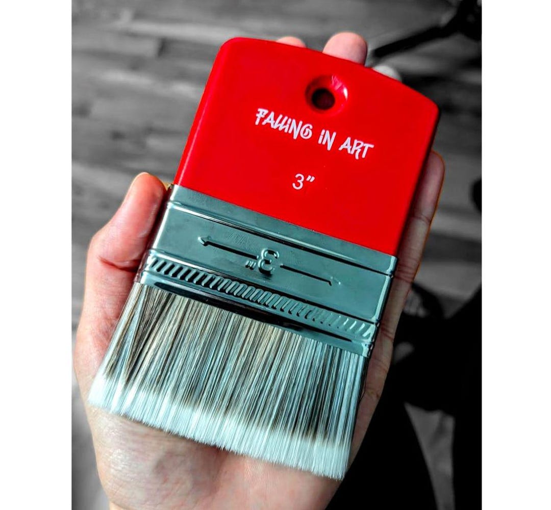 3 Inch 7.62cm Flat Paddle Scale Paint Painting Brush, for Acrylic ...