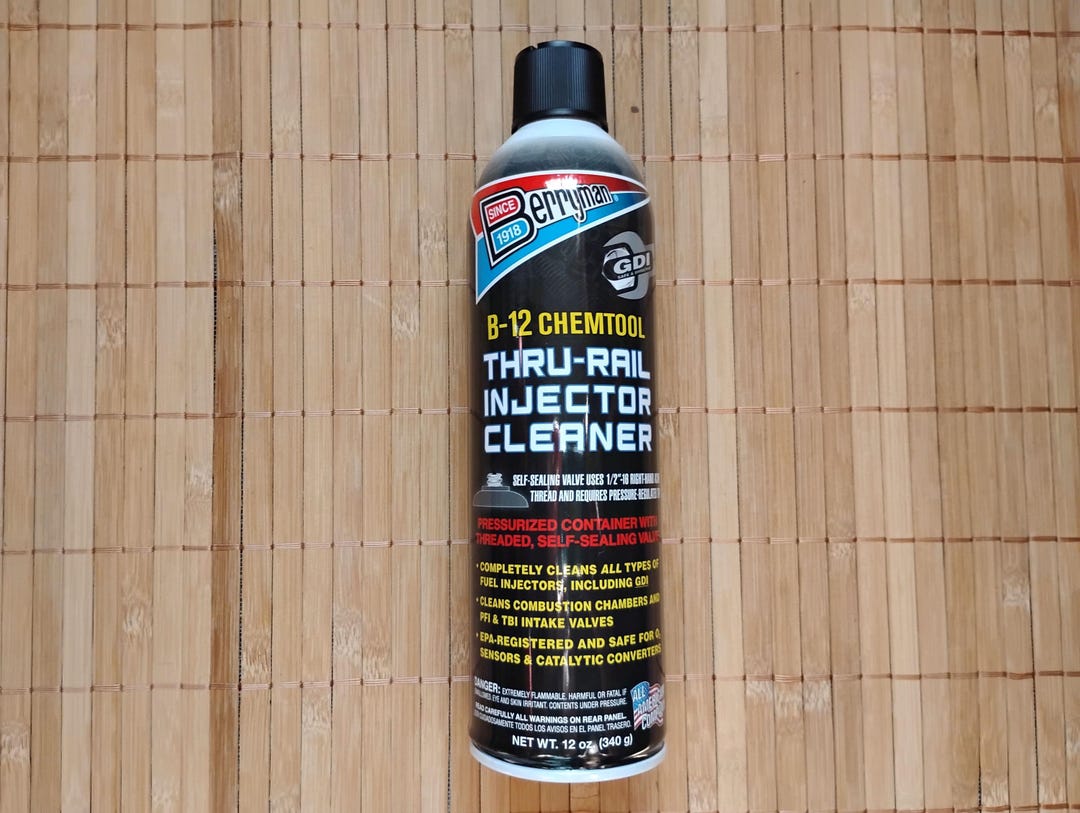 Berryman 1120 B-12 Chemtool Thru-rail Fuel Injector Cleaner Pressurized ...