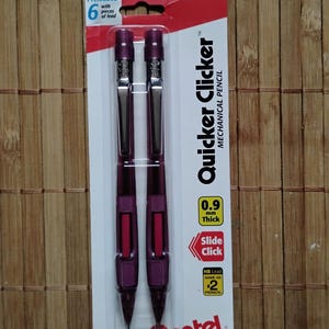 2 X Pentel Quicker Clicker Mechanical Pencils, Automatic Mechanical ...