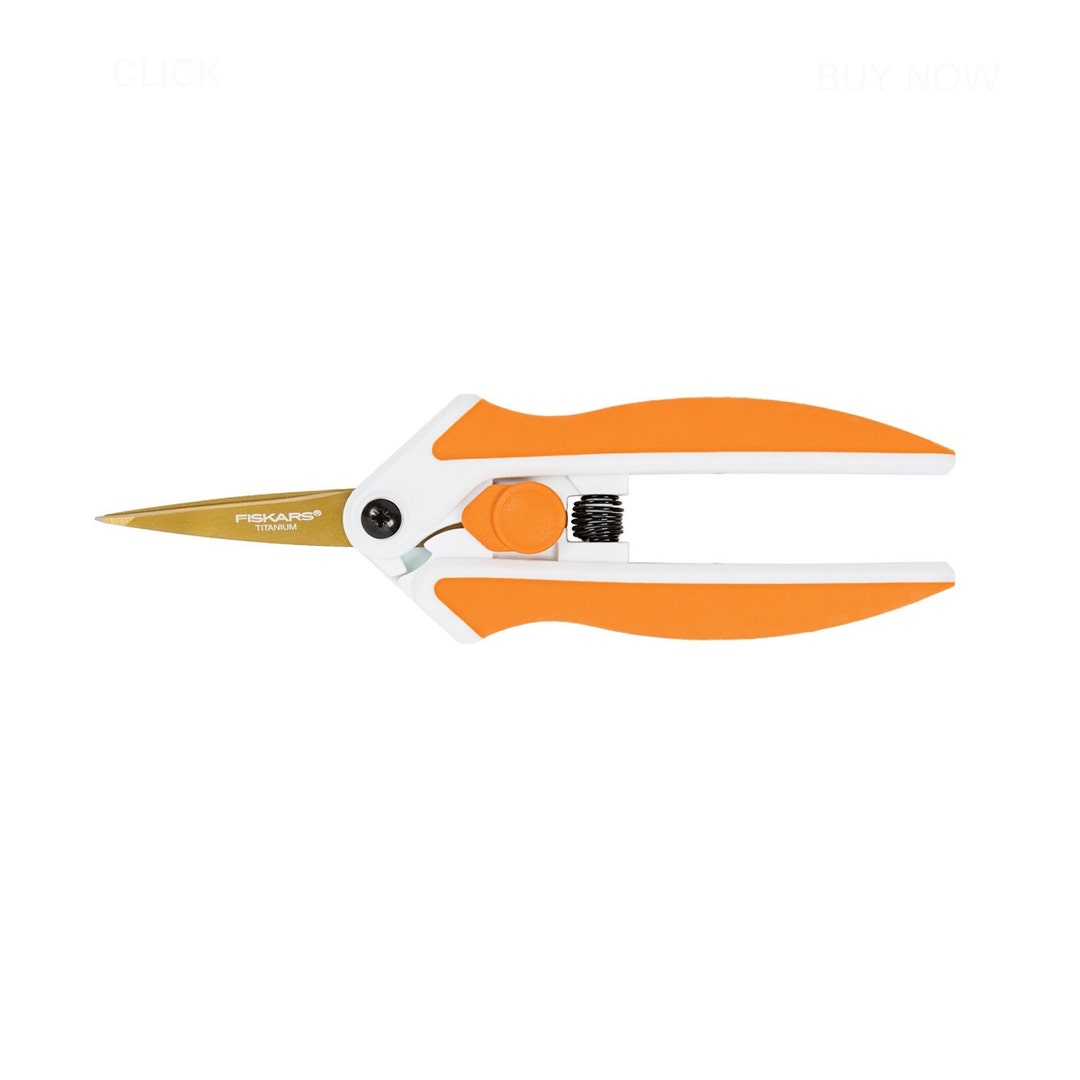 Easy Action Scissors, Shears, Fiskars 5 Inch Titanium Micro-tip Snips ...
