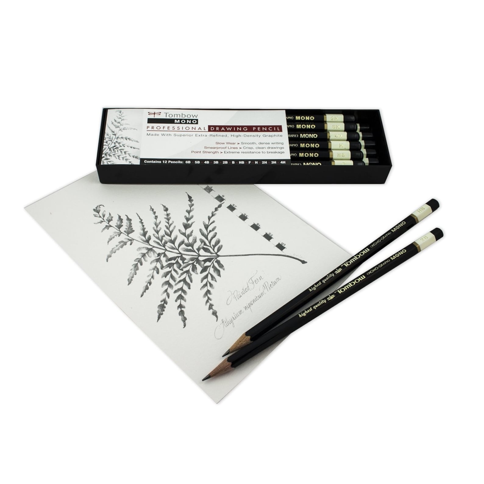 Professional Drawing Pencil Sketch Kit Tombow MONO Drawing - Etsy