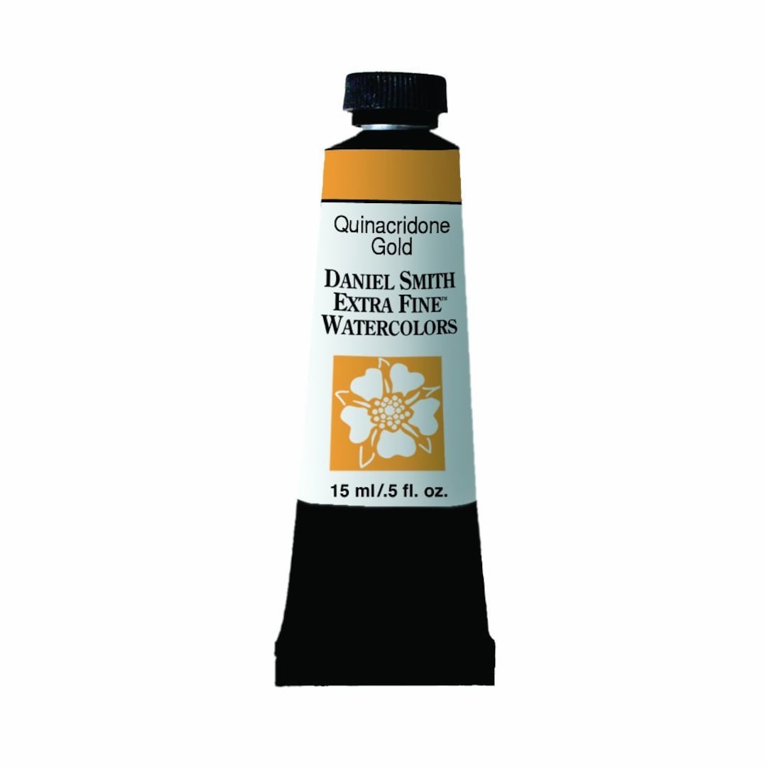 Quinacridone Gold Watercolor Paint, 15ml Paint Tube, Daniel Smith Extra ...