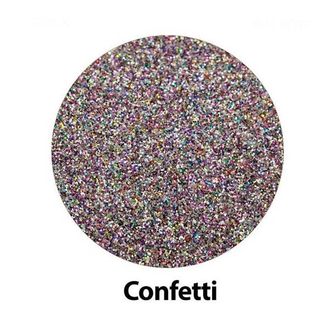 Confetti High Glitter HTV Iron on Heat Transfer Vinyl for Most Fabrics ...