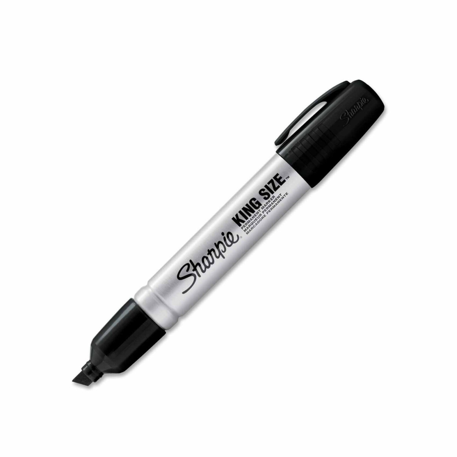 12 Sharpie Black King Size Markers Felt Chisel Point Sharpie | Etsy