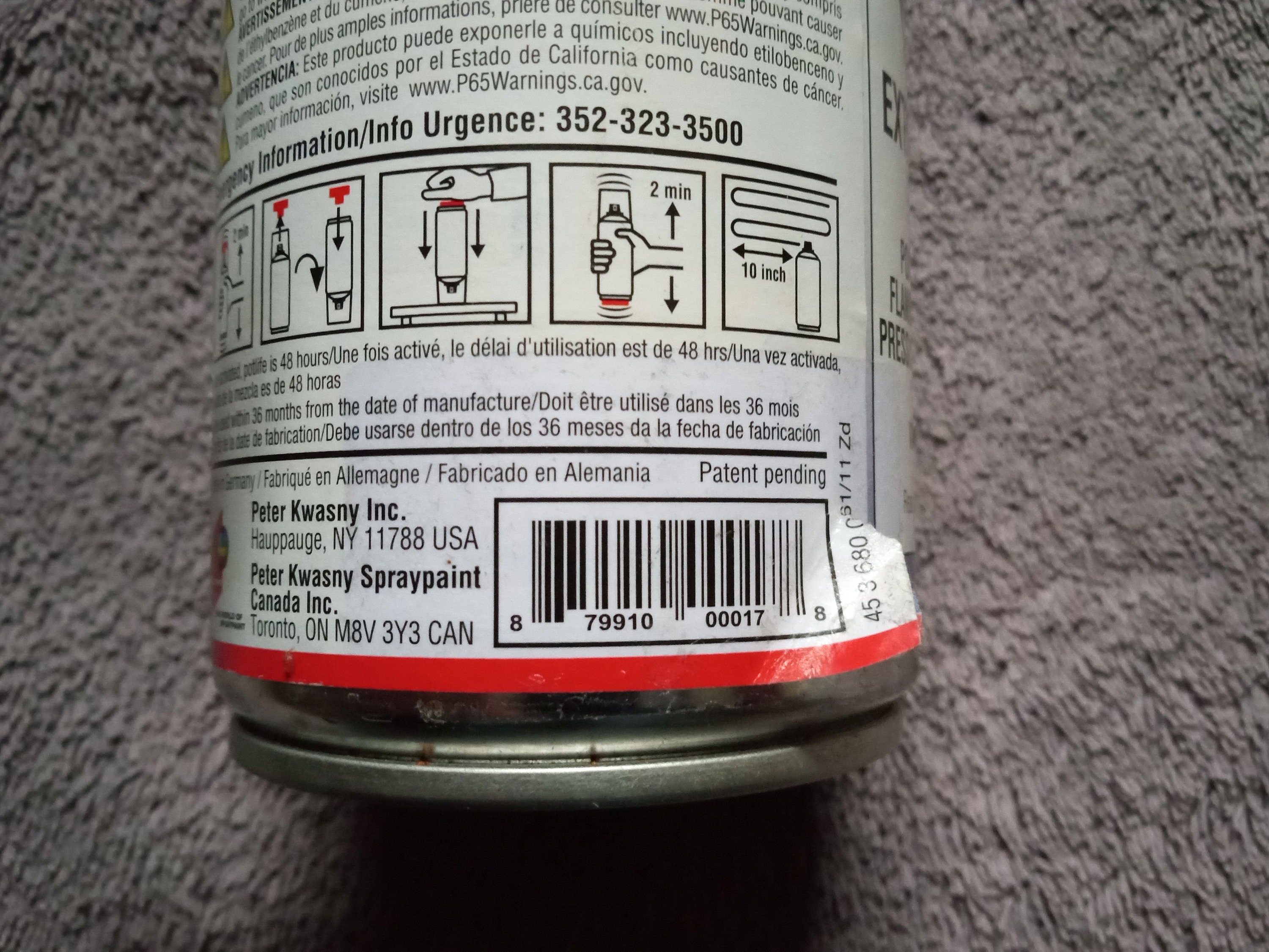 USC Spray Max 2K Clear Glamour High Gloss Aerosol Clear Coat Paint 368 ...