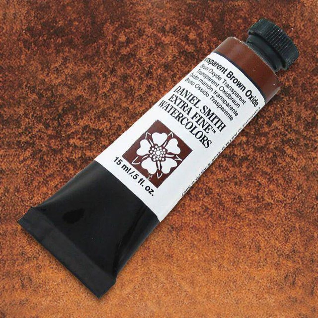 Daniel Smith Transparent Brown Oxide Watercolor Paint, 15ml Paint Tube ...