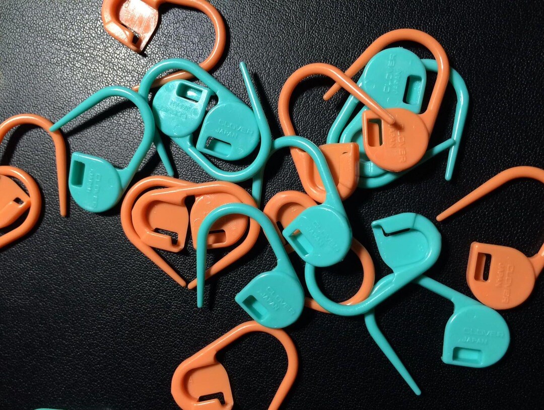 20 Clover Lock Ring Stich Markers, Locking Clasp, 353, Macrame ...