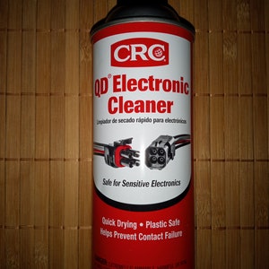 CRC QD Electronic Cleaner, 11 Wt Oz, 311g Aerosole Spray, Residue Free ...