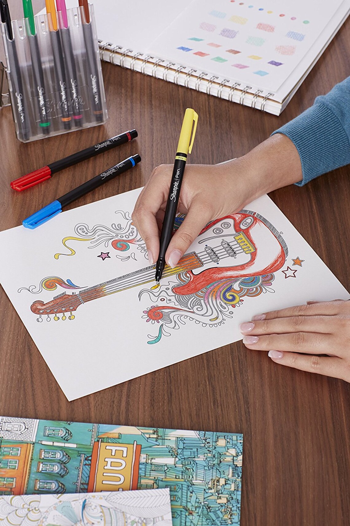 24 Sharpie Art Pens Writing Calligraphy Sharpie Fine Point - Etsy