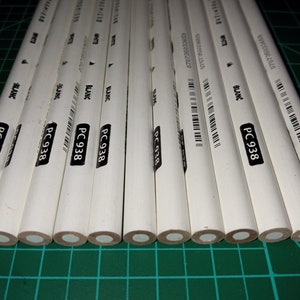 12 Prismacolor Premier White Soft Core Pencils, PC938, 938, 3365 ...