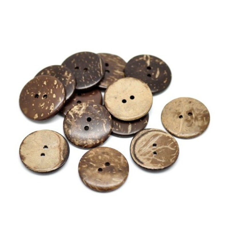 Coconut Shell Button - Etsy