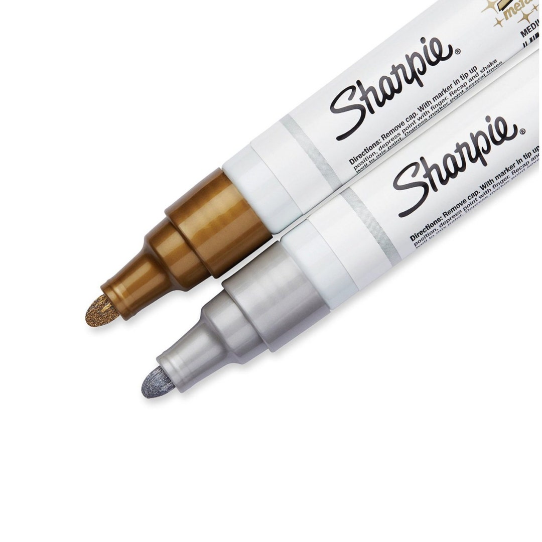 Sharpie Paint Any Surface Marker Medium Point Oil Based All 2 Color Set ...