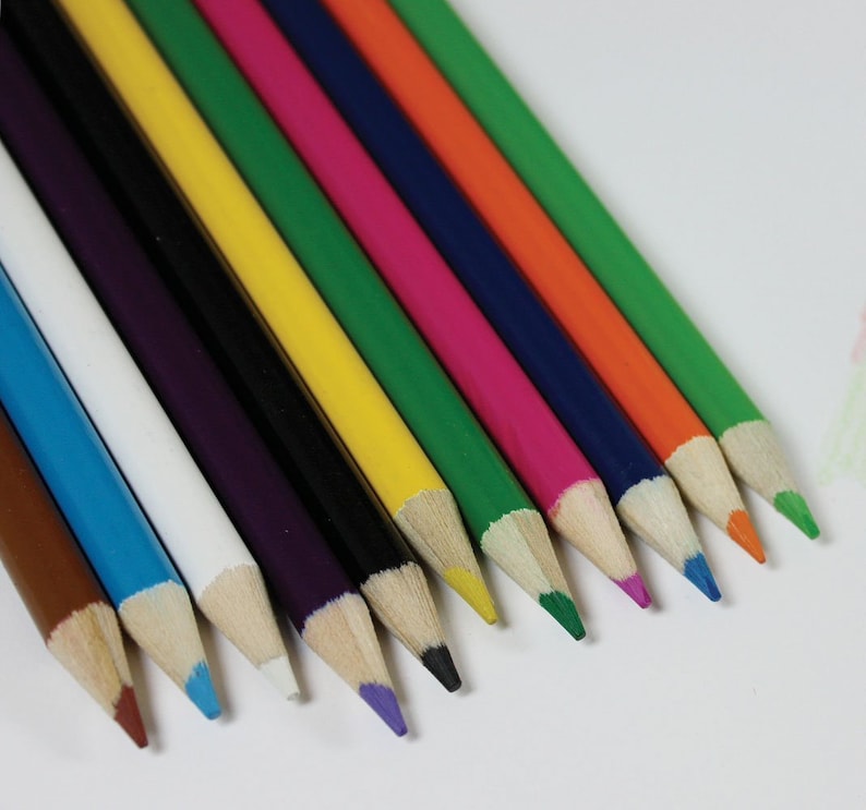 50 Premium Coloring Pencils, Adult Coloring Books, Drawing, Bible Study ...