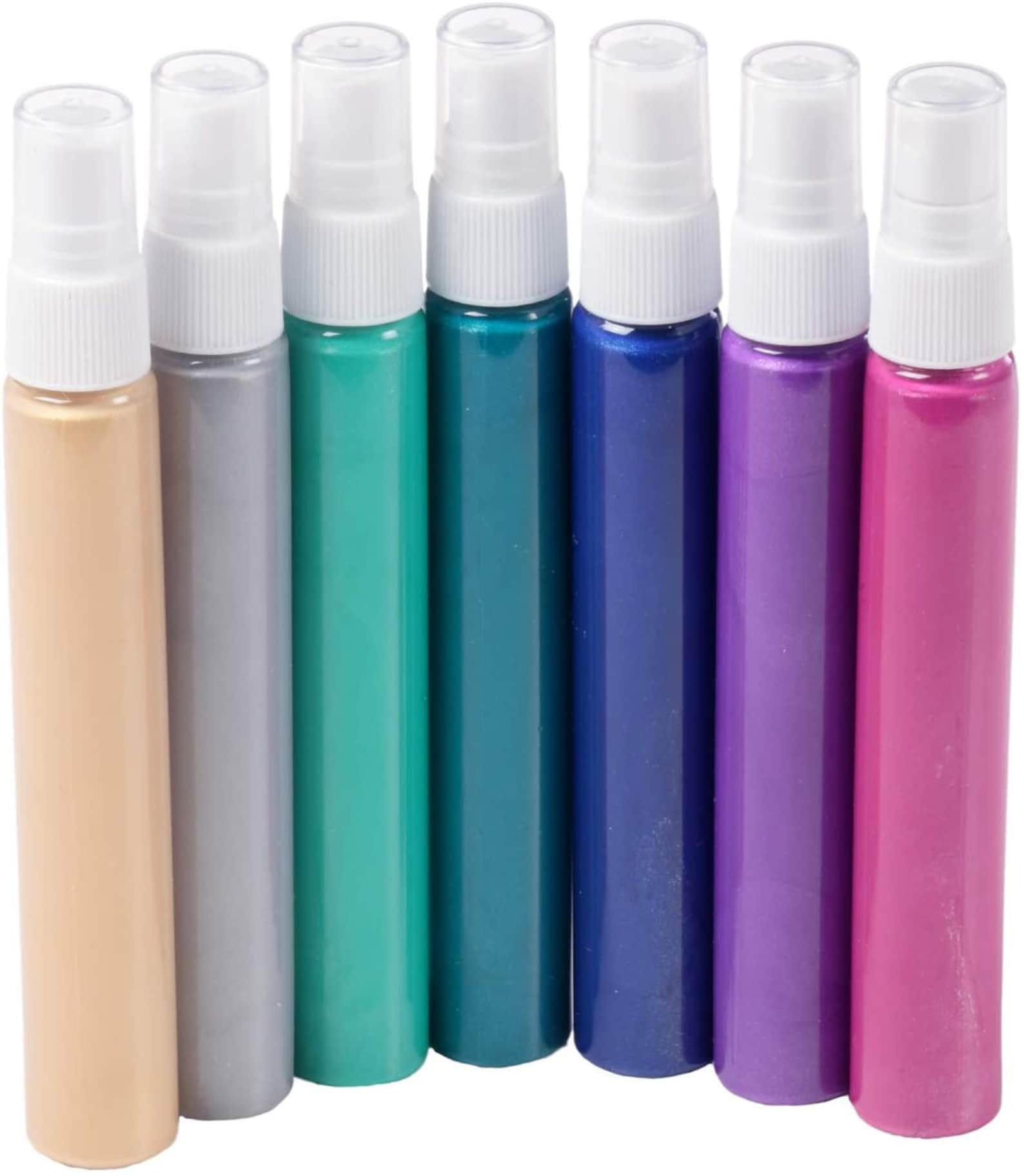 Tulip Metalic Permanent Fabric Spray Paint, 7 Colors, Nontoxic, Non ...