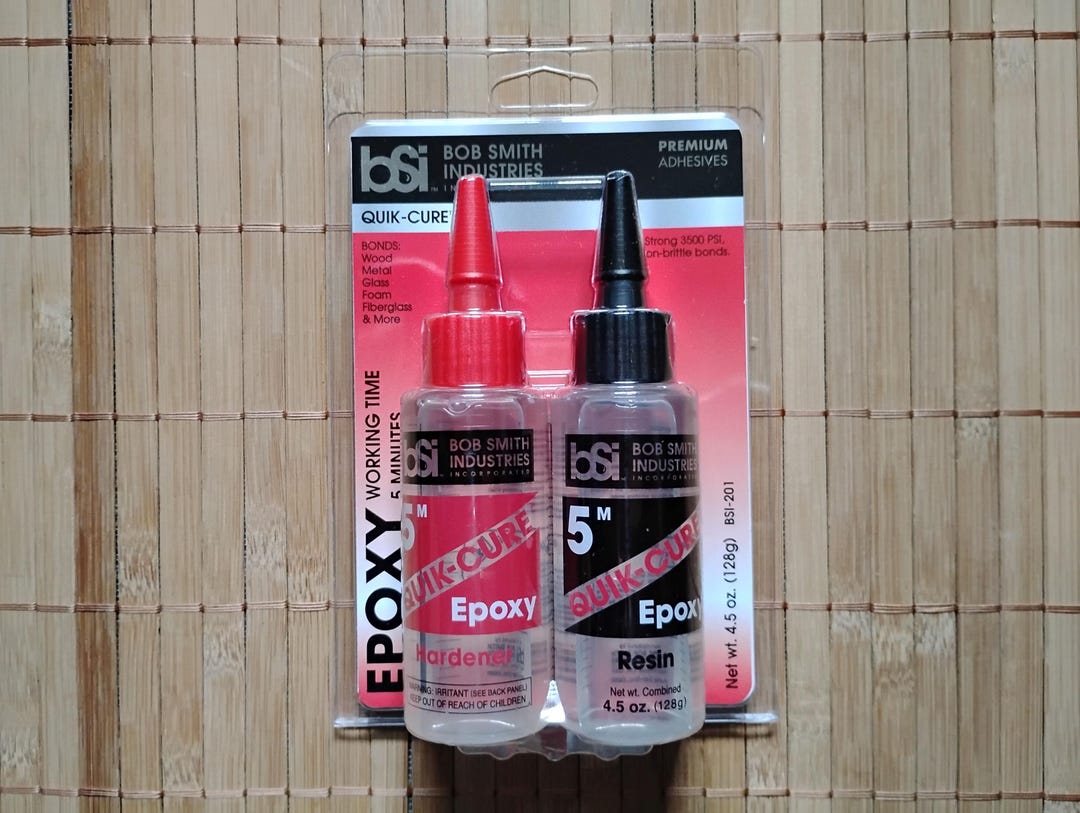 Bob Smith Industries BSI-201 Quik-cure Epoxy, 2 Part Adhesive, Glue ...