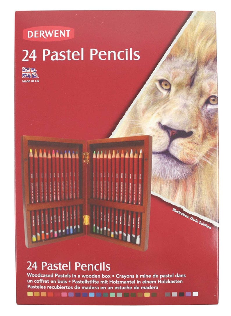 Derwent Pastel Drawing Pencils 4mm Core 24 Count. Drawing | Etsy