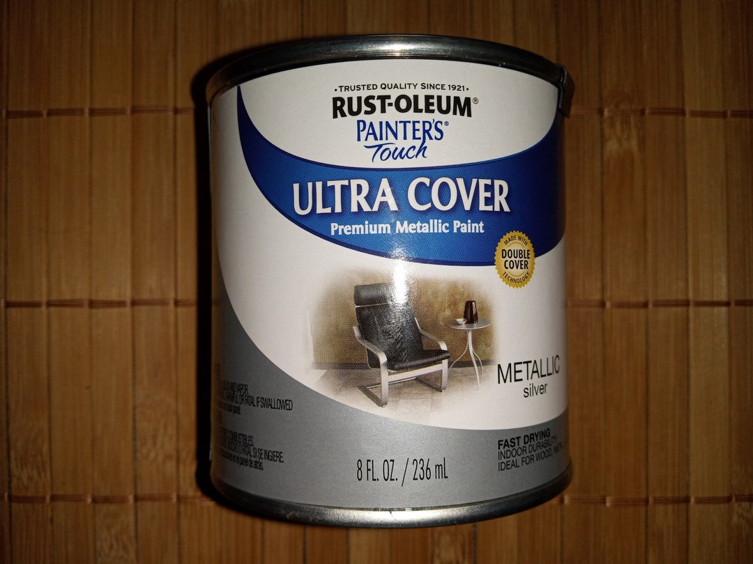 Metallic Silver Rust-oleum Painter's Touch Ultra Cover Paint, 8oz ...