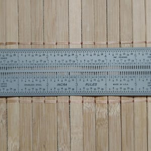 Incra RULE06 6" Precision Marking Ruler; Engraved Stainless Steel ...