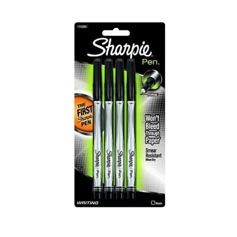 Sharpie Fine Point Tip Pens Stylo Writing Calligraphy 4 - Etsy