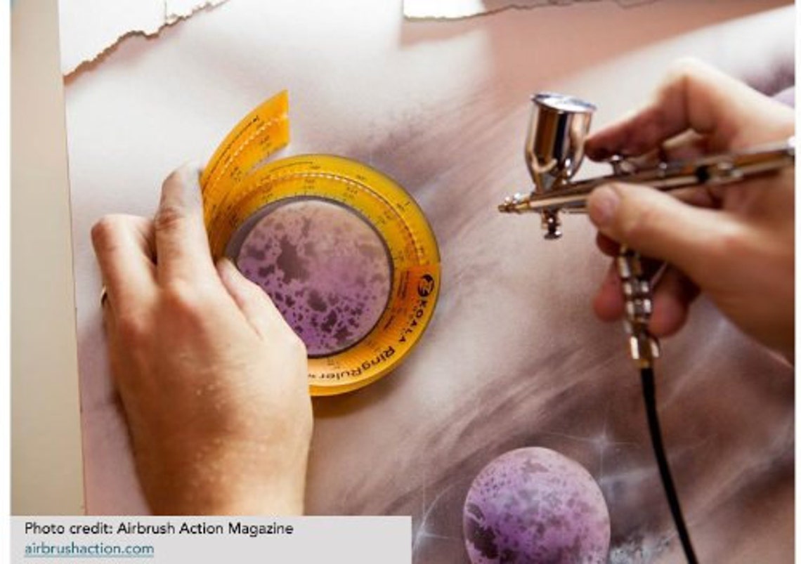 Size Adjustable Circular Ring Ruler and Circle Making Tool Drawing ...