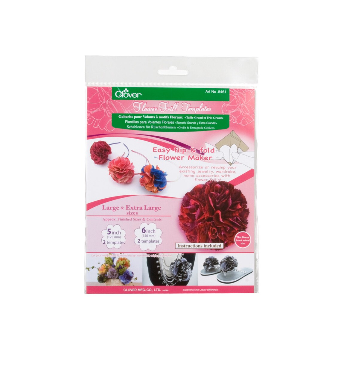 Fabric Frill Flower Making Template Guide Quilt Pattern - Etsy