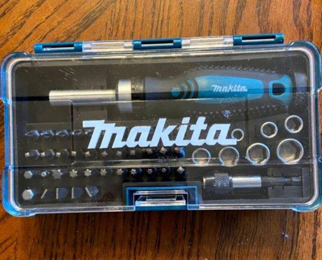 47 X Ratchet and Bit Set, Makita B-50289, Torx, Slotted, Hex, Phillips, Square - Etsy