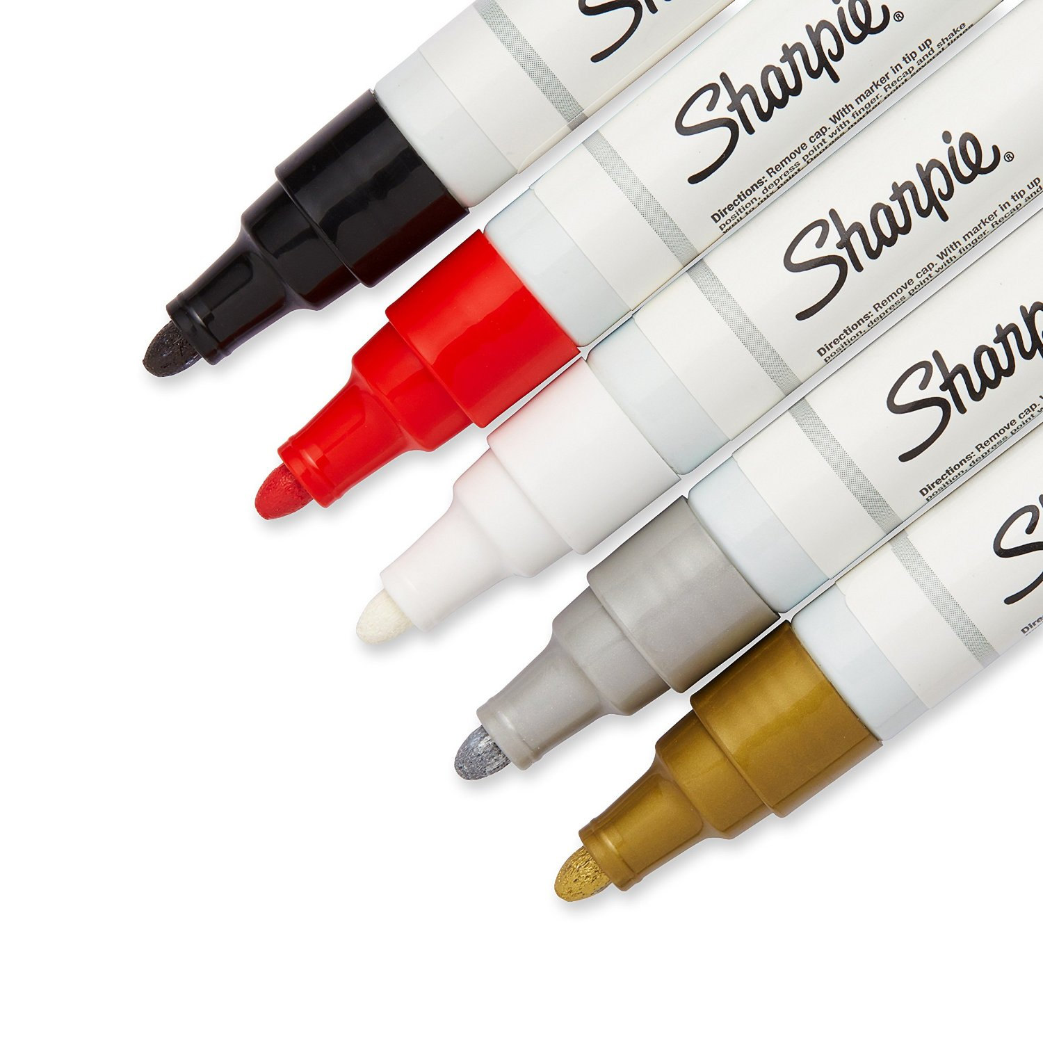 Sharpie Paint Marker Medium Point Oil Based All 5 Color Set | Etsy