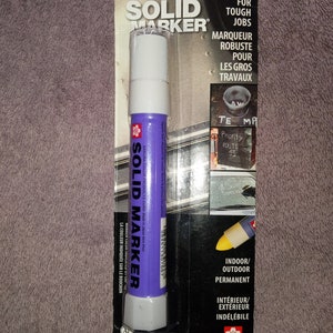 White Sakura Solid Industrial Marker, Sakura Solidified Paint Marker ...