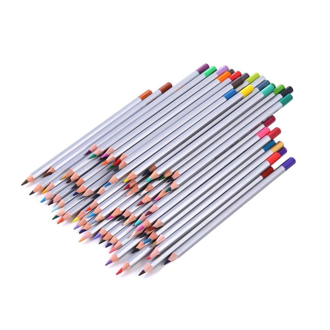 72 Professional Drawing Colored Pencils, Set of 72 Soft Core Pencils ...
