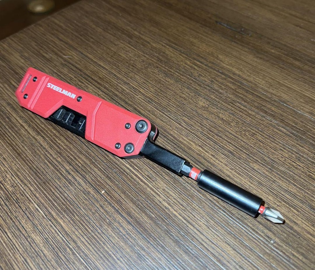 Folding Magnetic Pocket Screwdriver, Carrying Clip, Includes 3/16" and ...