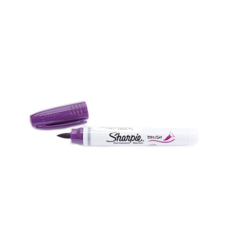Sharpie Brush Tip Purple Marker - Etsy