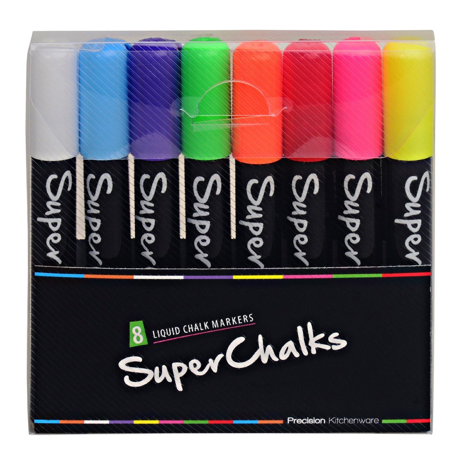 SuperChalks Color Liquid Chalk Marker Pens 8 Pack 4mm Regular | Etsy