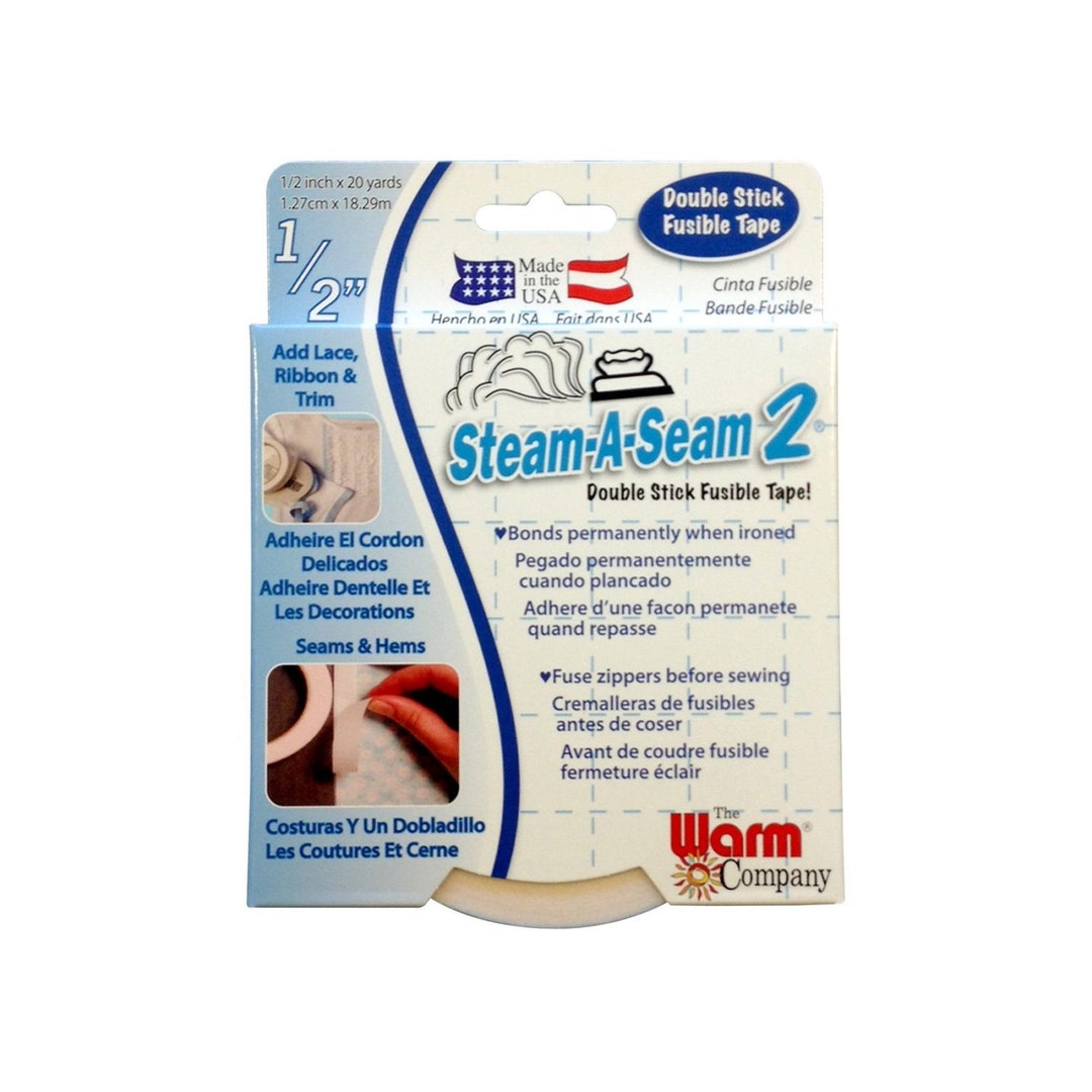 Iron-on Mending Tape, 1/2" (12.7mm) by 20 Yards (18 Meters), Adhesive ...