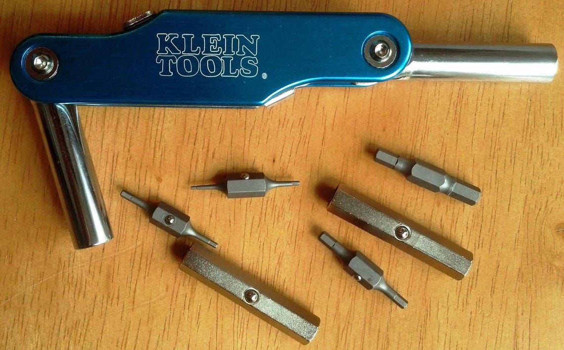 10-in-1 Folding Pocket Screwdriver, Nut Driver, Metric Hex, 10 Fold ...