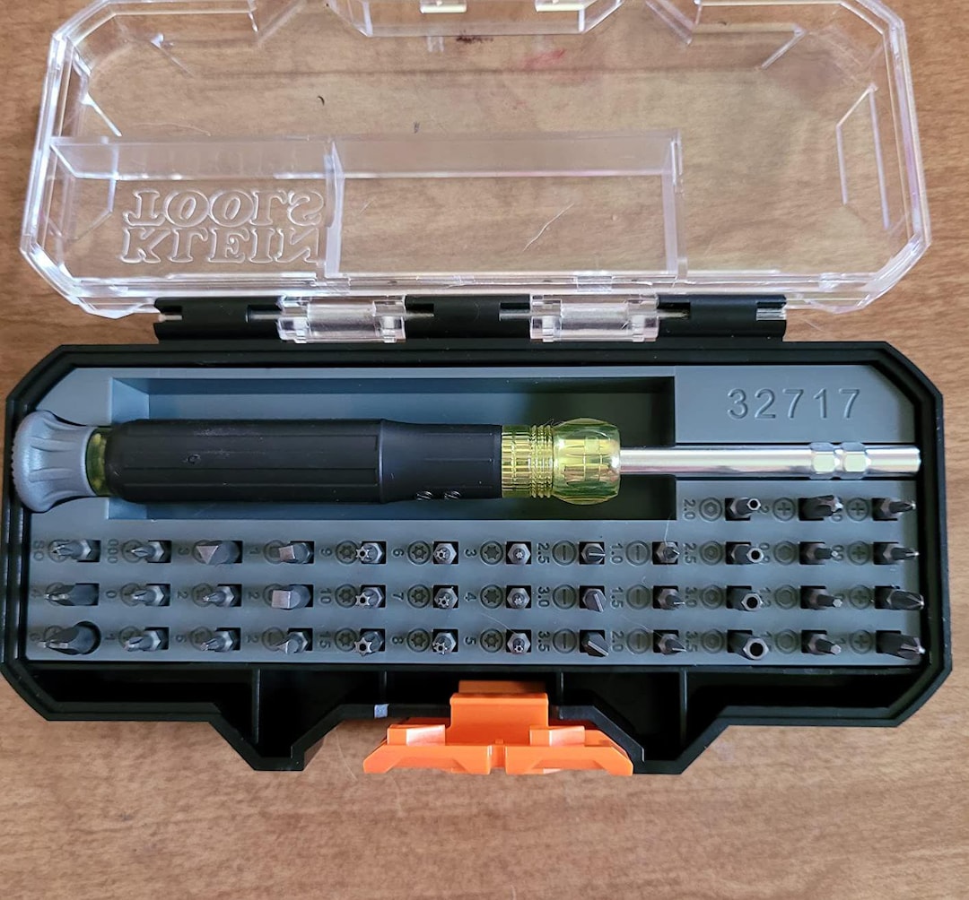 Klein Tools 32717 Precision Screwdriver Set, 39 Bits for Apple Products ...