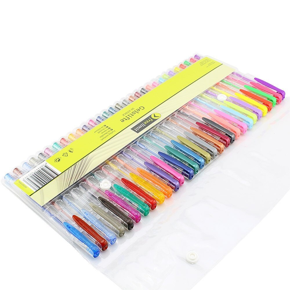 30 Coloring Gel Pens 0.7mm Adult Coloring Books Drawing - Etsy