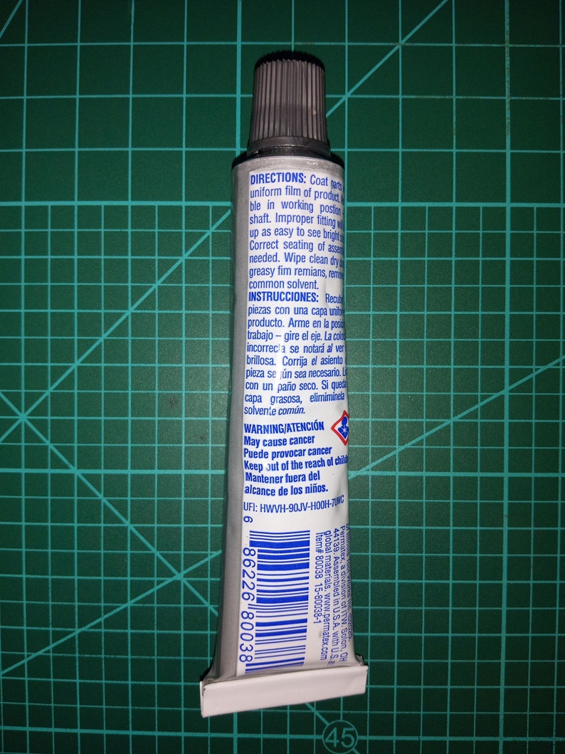 Permatex Prussian Blue Fitting Compound, Non-drying 0.75 Fl Oz, 22ml ...
