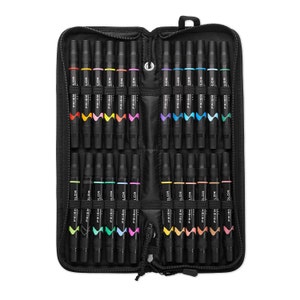 24 Prismacolor Markers; Double-ended Art Markers With Travel Carrying ...