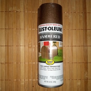 Rust-oleum Hammered Brown Spray Aerosol Paint 12 Oz, Stops Rust, Interior and Exterior Use ...
