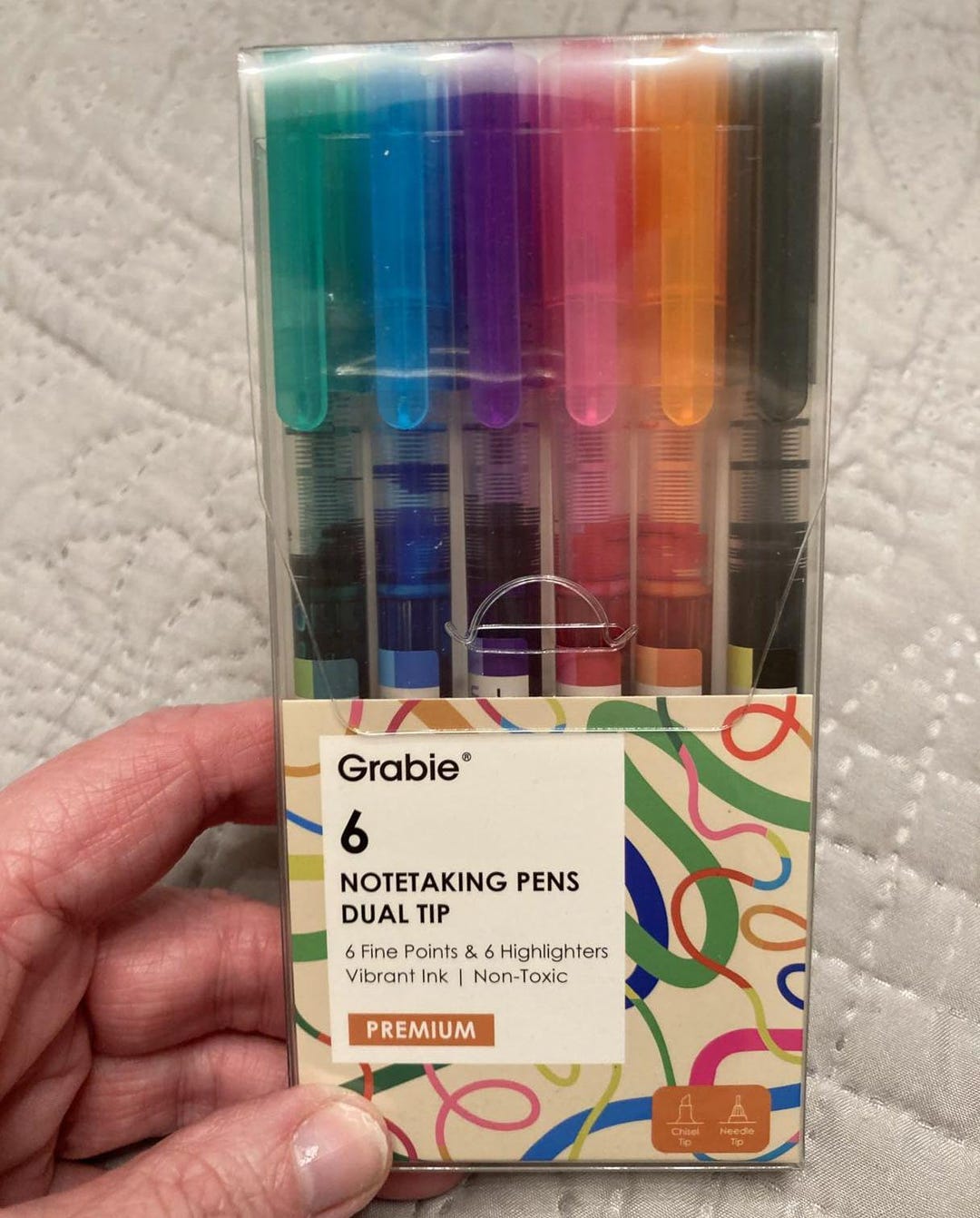 Dual Tip Pens, 3.5mm Chisel + 0.5mm Needle, Dual Tip Highlighter ...