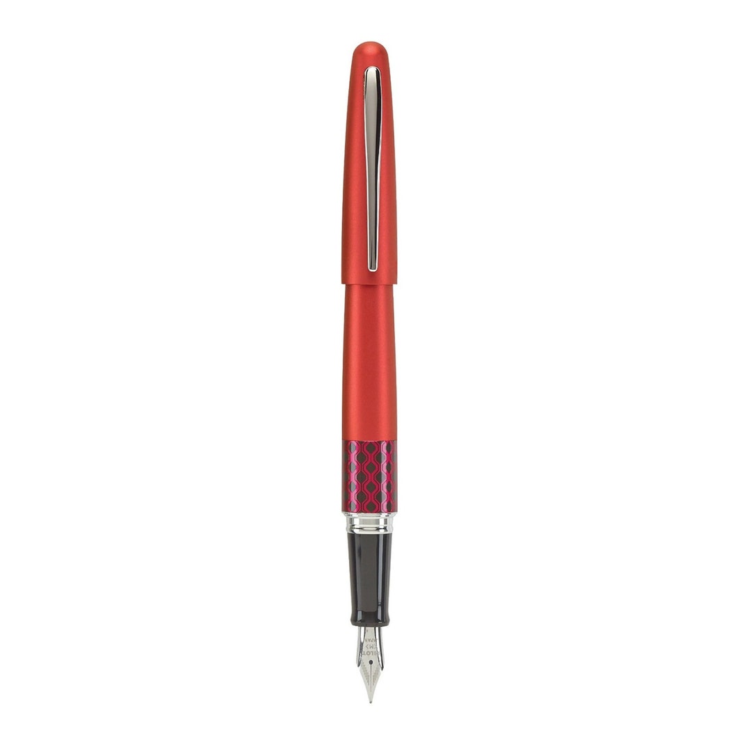 Red Pilot Fountain Pen, Pilot Metropolitan Fountain Pen, Medium Nib MR ...