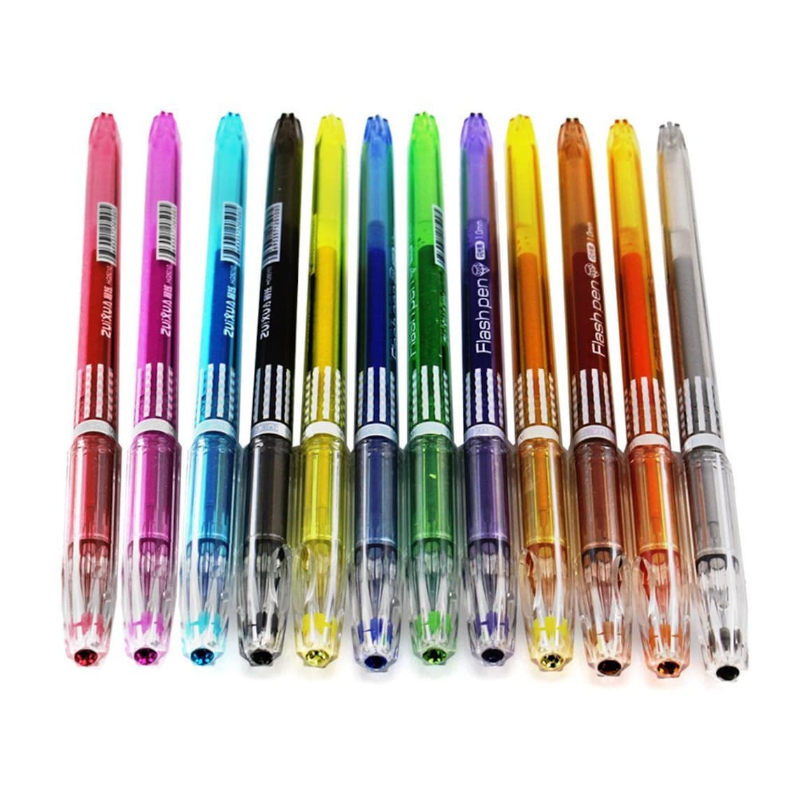 12 Coloring Book Gel Pens; Adult Coloring Books, Drawing, Bible Study ...