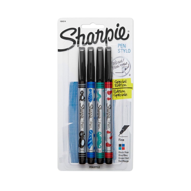 4 Writing Calligraphy Sharpie Wraps Pens Fine Point Tip Pen - Etsy