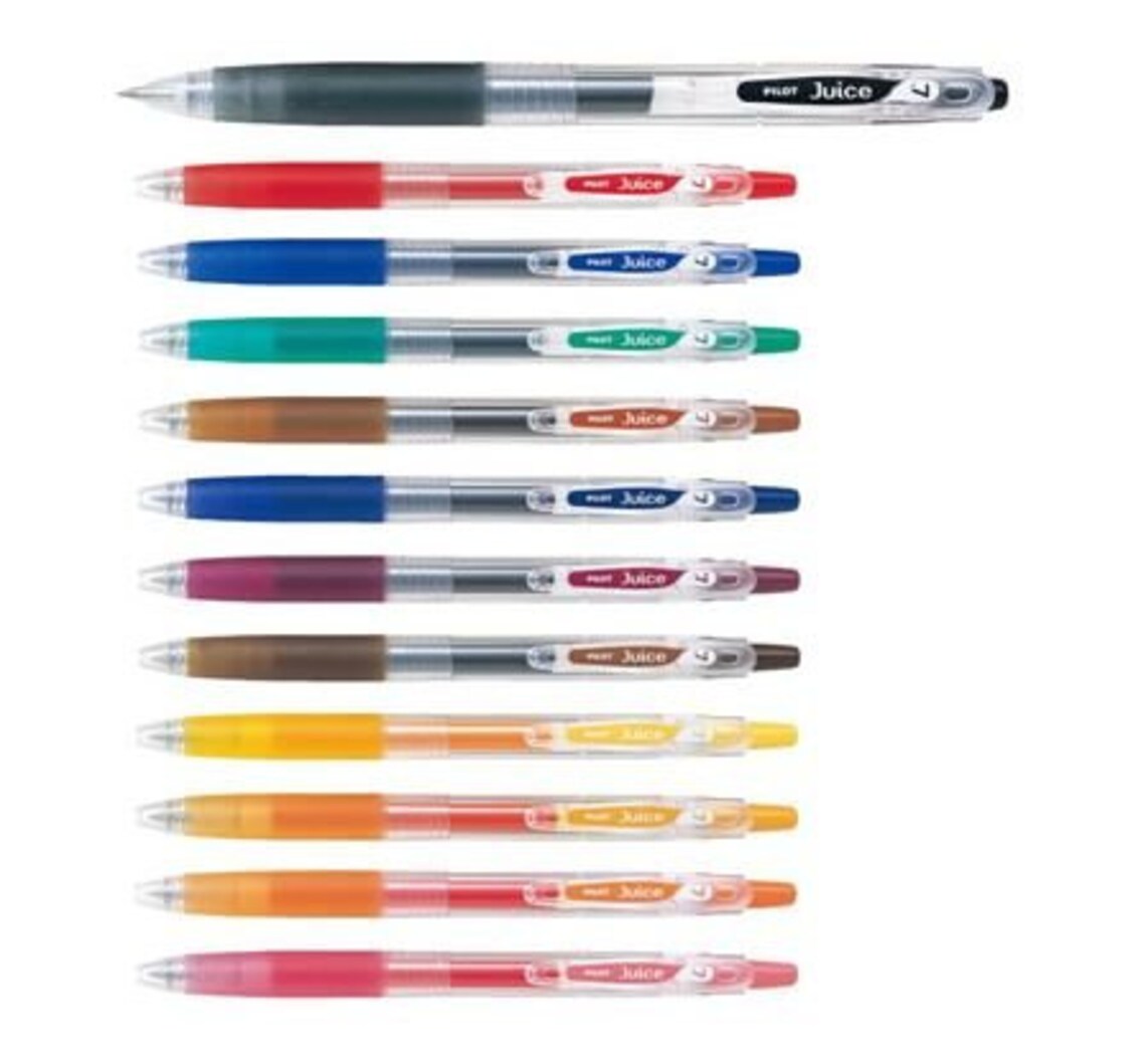 24 Color Pilot Juice Coloring Gel Pens, Knock, 0.7 Mm Extra Fine Tip ...
