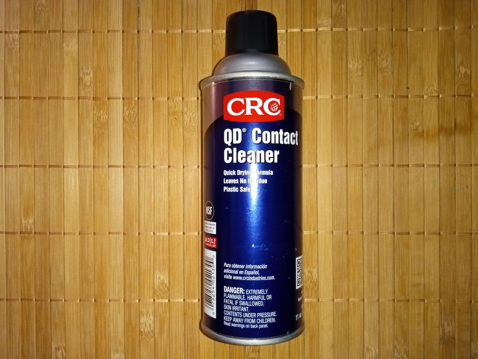 CRC QD Contact Cleaner, Industrial Strength, Quick Drying, No Residue ...