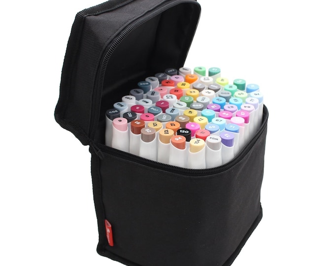 72 Markers Artist Set Set of 72 Marker Pens Twin Dual Tips - Etsy