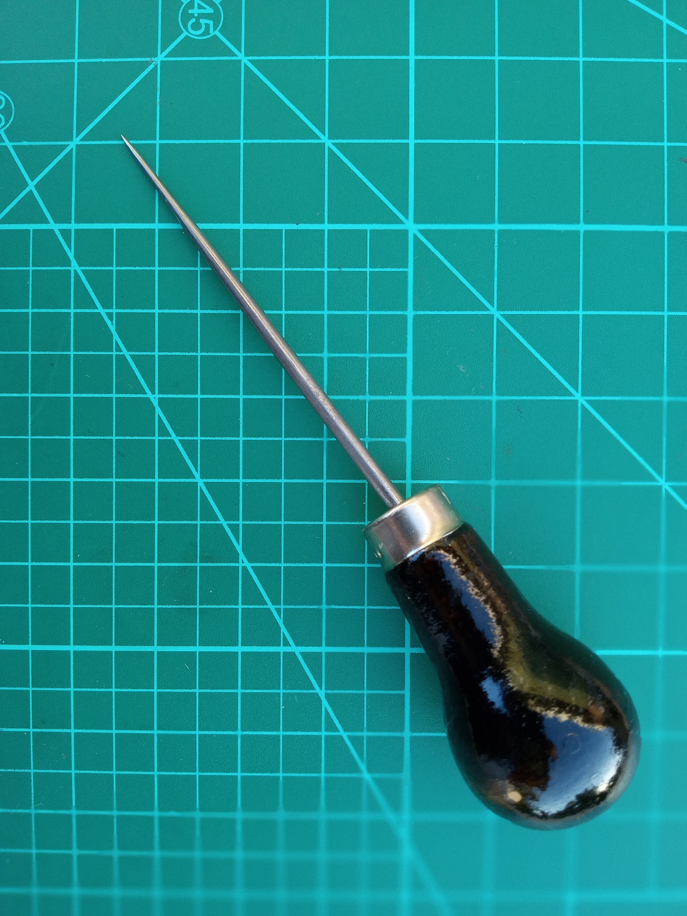 Tapered Awl, Gourd Handle, Heavy Duty, Bookmaking, Leatherworking ...
