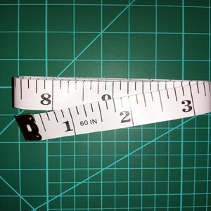 60 Inch, 150cm White Soft Tape Measure, Measuring Tape; Sewing ...
